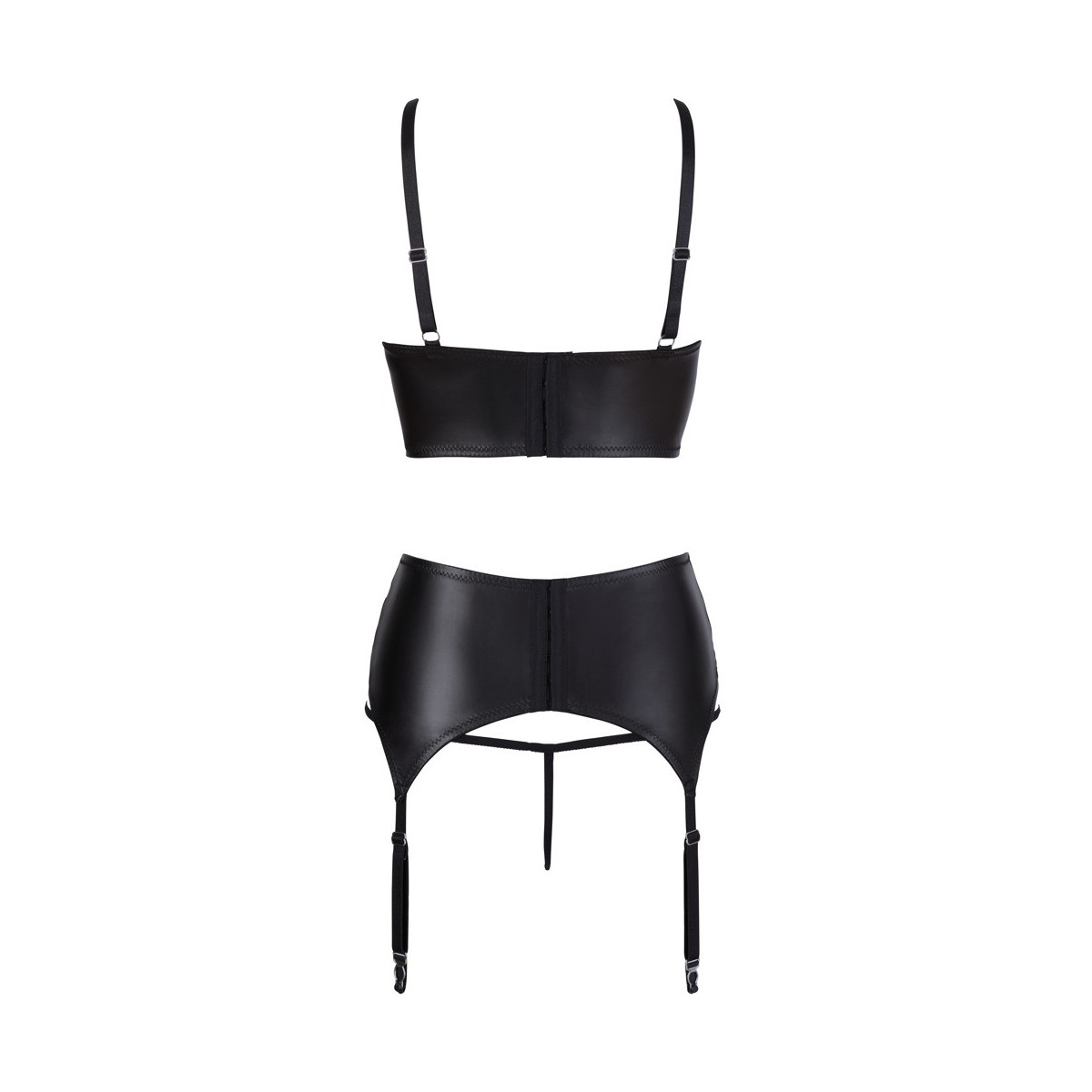 Abierta Fina Shelf Bra Suspender Set 85B/L - Reggiseno Suspender Set